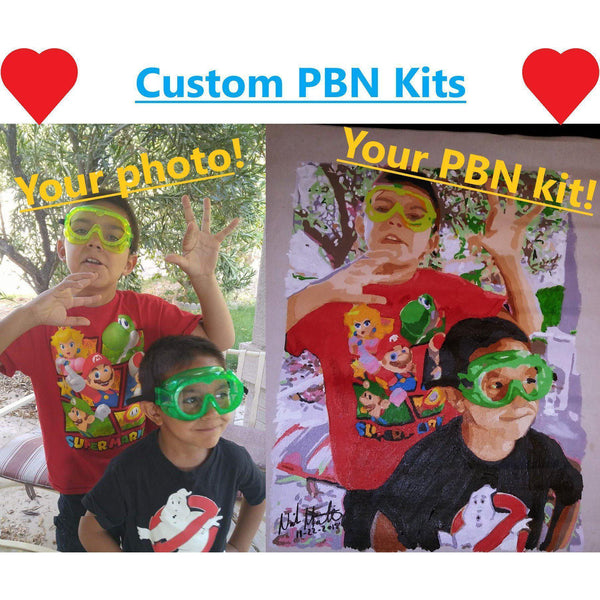Custom Paint by Number Kit
