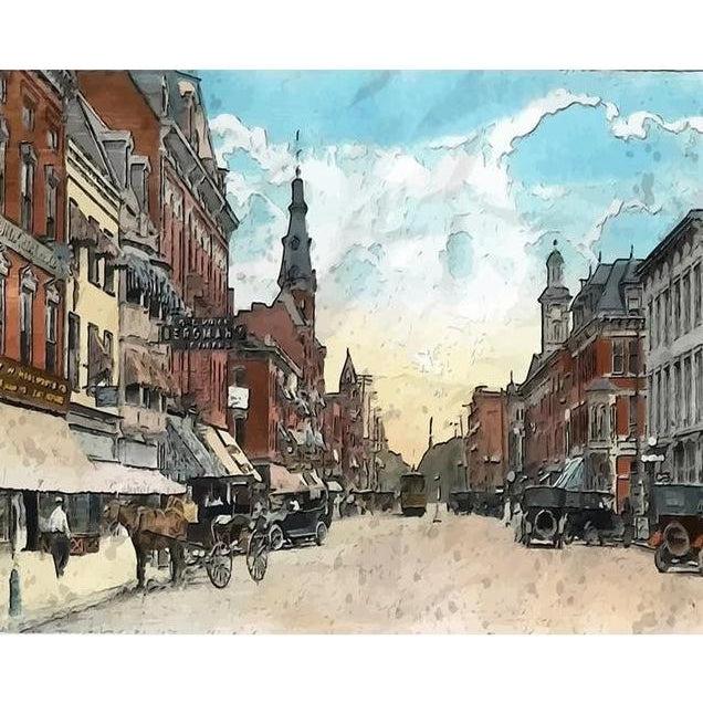 DIY Paint by Number kit for Adults on Canvas-Old Buggy Town-Painting ...