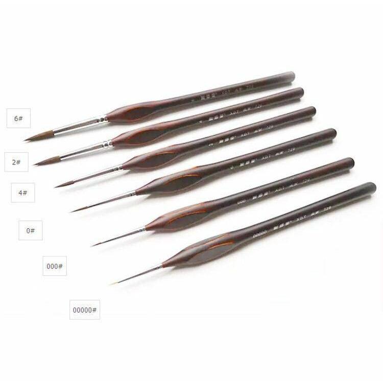 [Ships from USA] Professional Artist Paint Brushes - 6 Pcs
